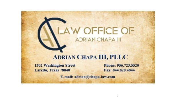 LAW OFFICE OF ADRIAN CHAPA - Updated January 2026 - 1302 Washington St ...