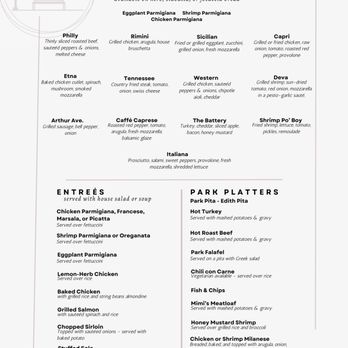 THE CAFFE ON PARK - Updated December 2025 - 19 Photos & 29 Reviews - 19 ...