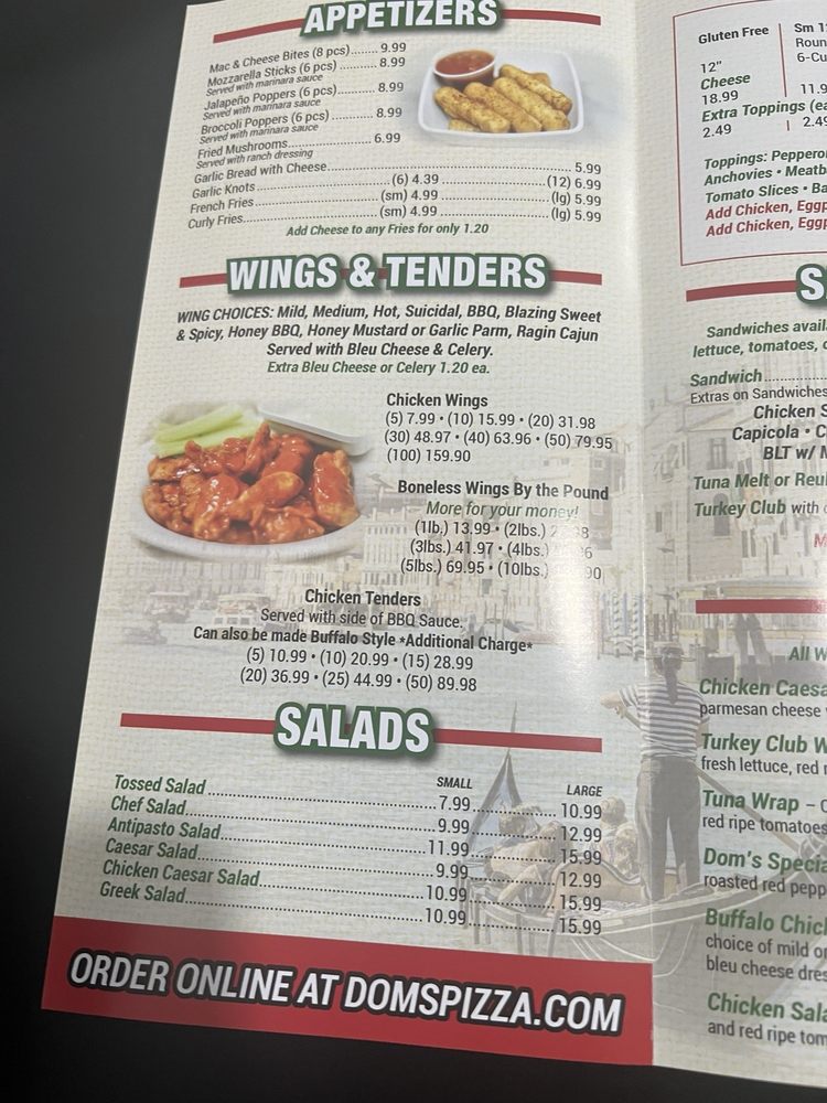DOM’S PIZZA SUBS & WINGS - Updated June 2026 - 32 Photos & 29 Reviews ...