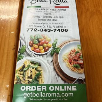 BELLA ROMA - Updated August 2025 - 72 Photos & 150 Reviews - 475 Riomar ...