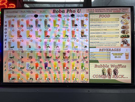 BOBA PHO U - Updated October 2025 - 20 Photos & 17 Reviews - 2116 E ...