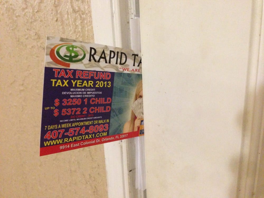 RAPID TAX 1 - Updated August 2025 - 9914 E Colonial Dr, Orlando ...