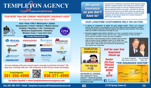 TEMPLETON INSURANCE AGENCY - Updated December 2025 - 21120 Spring Towne ...