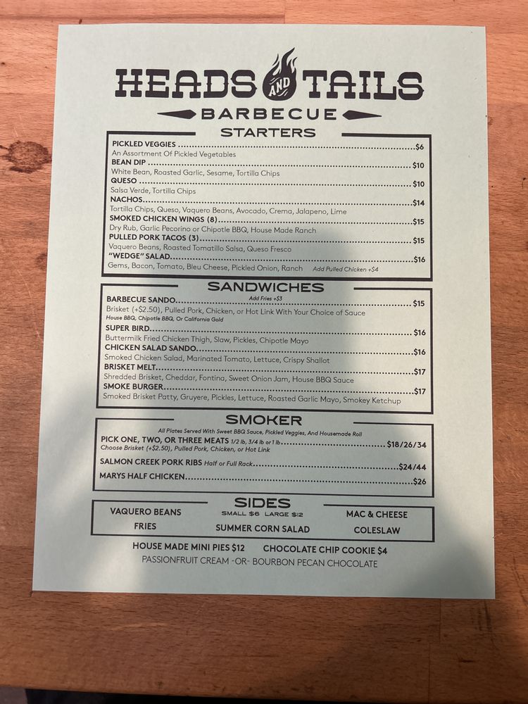 HEADS AND TAILS BARBECUE - Updated December 2024 - 118 Photos & 89 ...