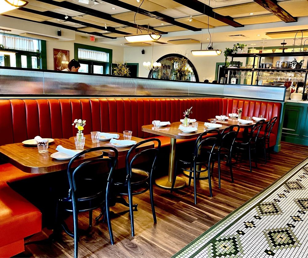 Dining area closest to bar - Yelp