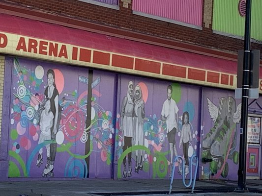 PUBLIC ART - SKATELAND ARENA MURAL - 33 E Ferry St, Buffalo, NY - Yelp