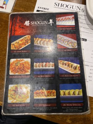SHOGUN SUSHI AND HIBACHI STEAKHOUSE - Updated September 2024 - 18 ...