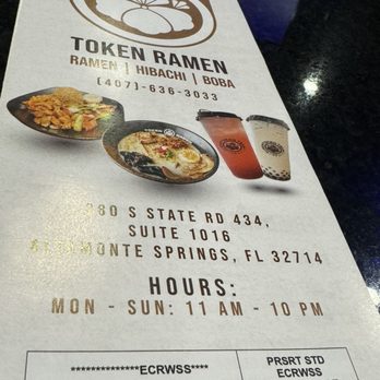TOKEN RAMEN ALTAMONTE - Updated September 2025 - 94 Photos & 26 Reviews ...