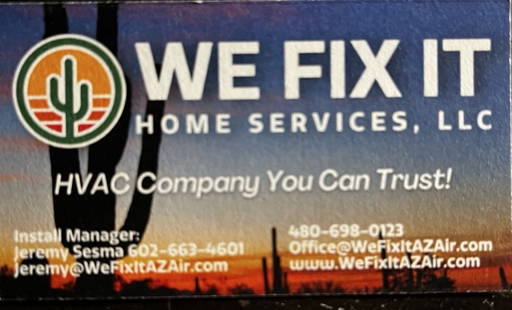 WE FIX IT HOME SERVICES - Updated December 2025 - 21 Reviews - 750 E Gila Blvd, Florence ...