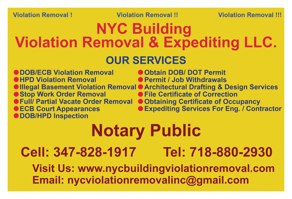 NYC BUILDING VIOLATIONS REMOVAL & EXPEDITING - Updated July 2024 - 155-16 115th Rd, Jamaica, New ...