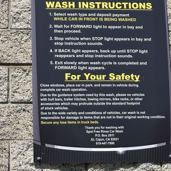 SPOT FREE RINSE CAR WASH - Updated June 2025 - 85 Photos & 169 Reviews ...