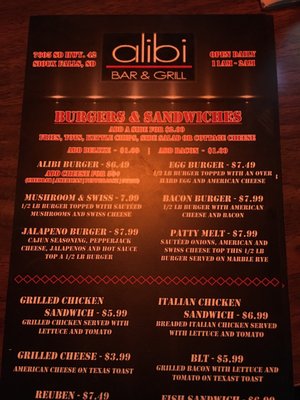 ALIBI BAR & GRILL - Updated December 2025 - 16 Reviews - 7400 E Oak ...