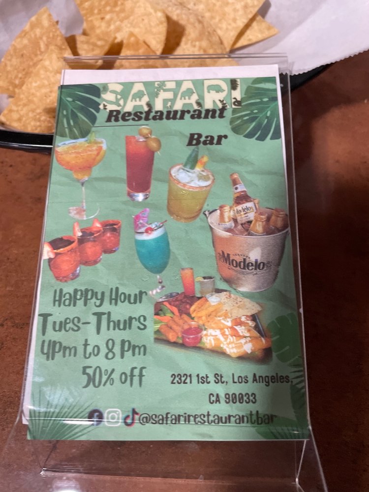 Safari Bar And Restaurant, Los Angeles | Roadtrippers