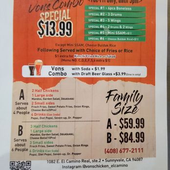 VONS CHICKEN - Updated January 2025 - 1770 Photos & 1089 Reviews - 1082 ...