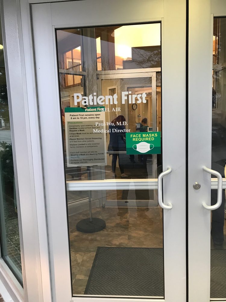 PATIENT FIRST PRIMARY AND URGENT CARE - BEL AIR - Updated January 2025 ...