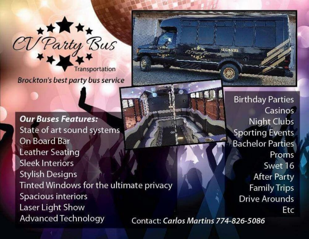 CV PARTY BUS TRANSPORTATION - Updated April 2026 - 50 Sawtell Ave ...