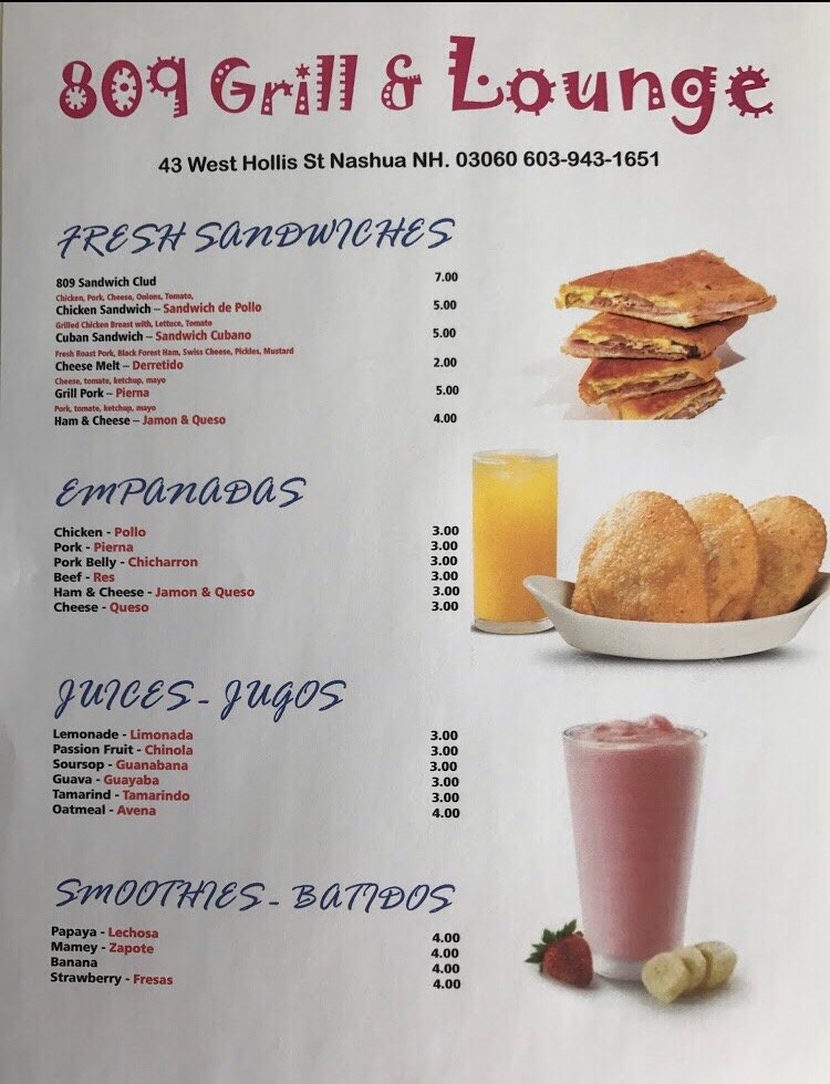 809 GRILL & LOUNGE - Updated September 2024 - 43 W Hollis St, Nashua ...