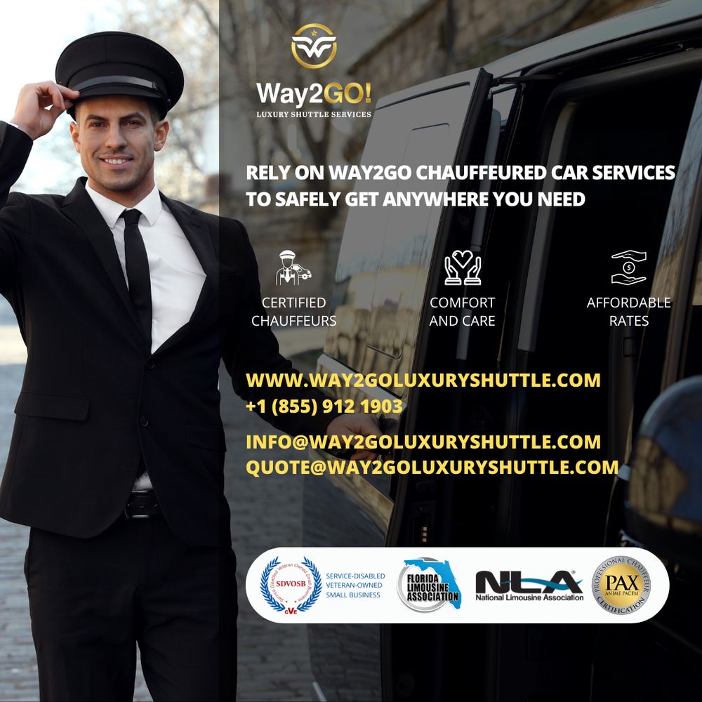 WAY2GO LUXURY SHUTTLE SERVICES - Updated June 2024 - 11 Photos - 928 Sterling Pine Pl ...