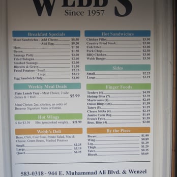 WEBB’S MARKET - Updated December 2025 - 944 E Muhammad Ali Blvd ...