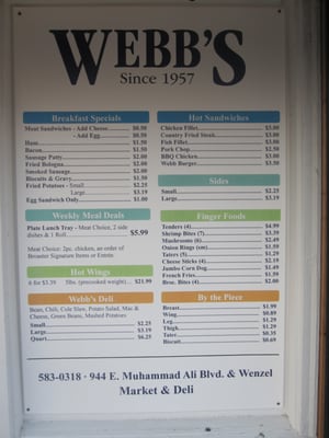 WEBB’S MARKET - Updated December 2025 - 944 E Muhammad Ali Blvd ...