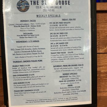 THE BLUE GOOSE - Updated December 2025 - 26 Photos & 24 Reviews - 1205 ...