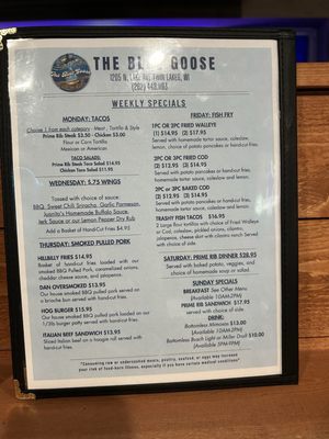 THE BLUE GOOSE - Updated December 2025 - 26 Photos & 25 Reviews - 1205 ...