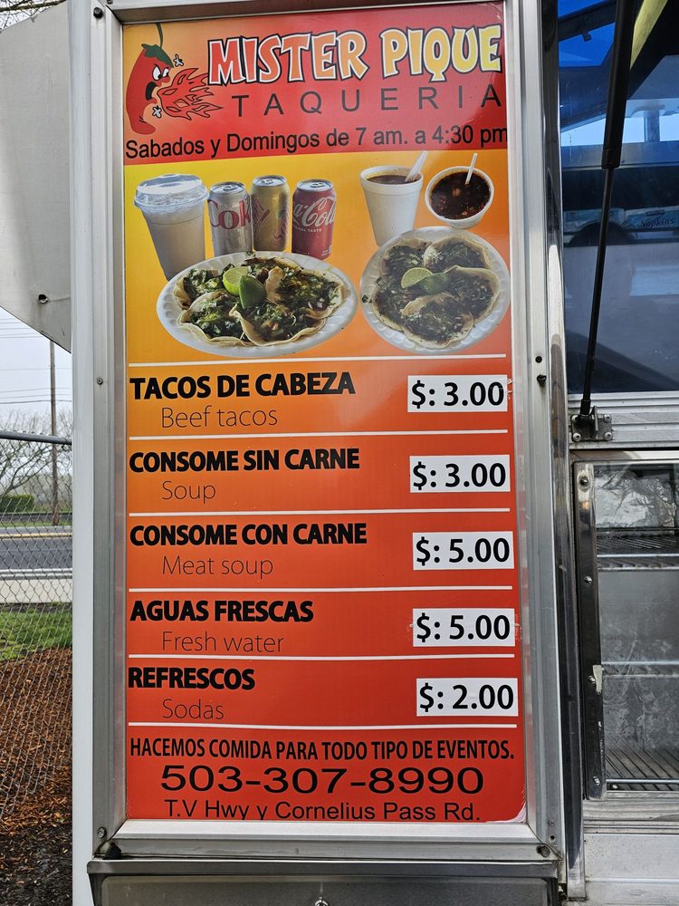 MR PIQUE TACOS - Updated April 2024 - 6005 SE Tv Hwy, Hillsboro ...
