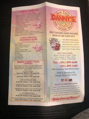 DANNY’S CARRY-OUT - Updated December 2025 - 25 Reviews - 4408 St ...