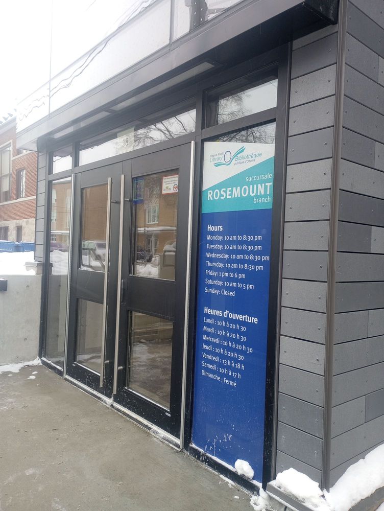 OTTAWA PUBLIC LIBRARY - Updated May 2025 - 18 Rosemount Ave, Ottawa ...
