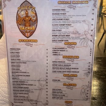 CHIEFS DA CRAB SHACK - Updated September 2025 - 127 Photos & 63 Reviews ...