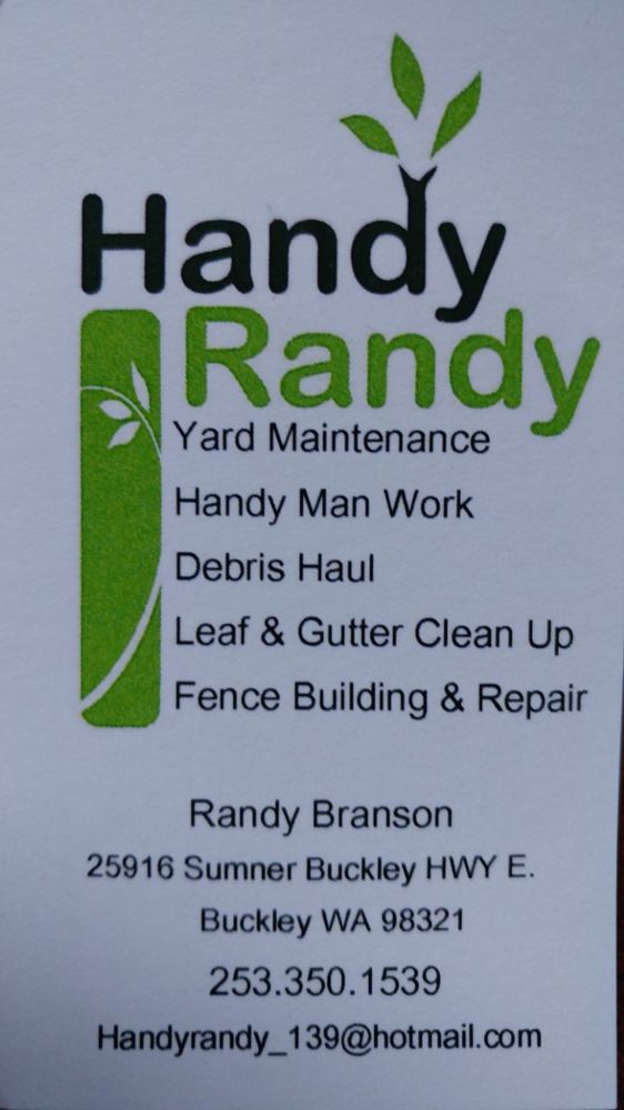 HANDY RANDY LAWN CARE - Updated August 2025 - Buckley, Washington ...