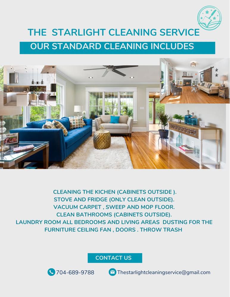 THE STARLIGHT CLEANING SERVICE - 1928 Interface Ln, Charlotte, North ...