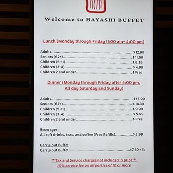 HAYASHI BUFFET - Updated October 2024 - 46 Photos & 15 Reviews - 5608 ...