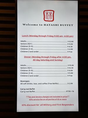 HAYASHI BUFFET - Updated October 2025 - 46 Photos & 24 Reviews - 5608 ...