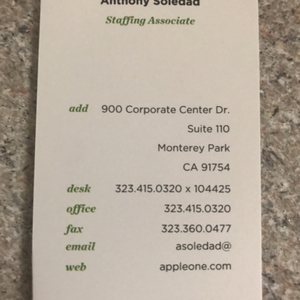 APPLEONE EMPLOYMENT SERVICES - 55 Reviews - 900 Corporate Center Dr ...