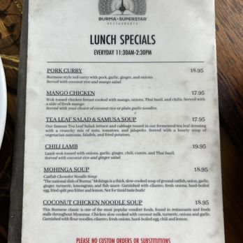 BURMA SUPERSTAR - Updated September 2025 - 2796 Photos & 2489 Reviews ...