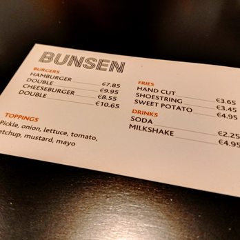Bunsen - Trusted Since 2019 - Updated July 2025 - 53 Dame St, Dublin ...