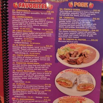 EL AMIGO MEXICAN BAR AND GRILL - Updated December 2024 - 16 Photos & 16 ...