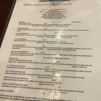 WAPOS CANTINA - Updated July 2025 - 41 Photos & 73 Reviews - 524 Briggs St, Erie, Colorado ...