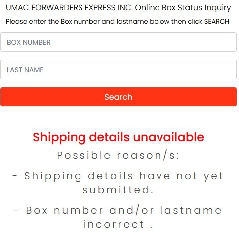 UMAC FORWARDERS EXPRESS - Updated July 2024 - 15 Reviews - 14919 ...