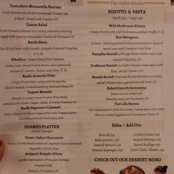 BASILE - FINE ITALIAN KITCHEN - Updated January 2026 - 518 Photos & 622 ...