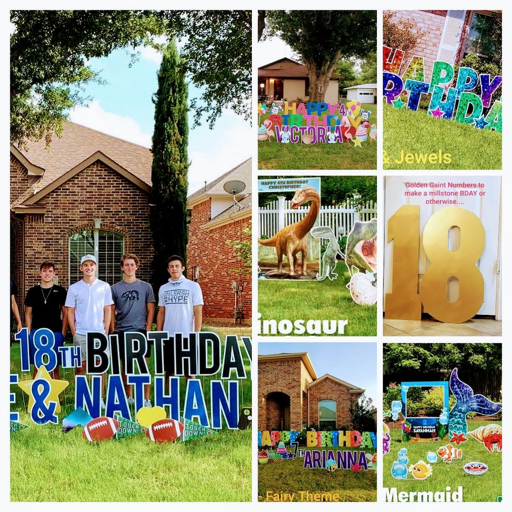 YARD SIGNS AND DECORS - Updated July 2024 - Request a Quote - Flower ...