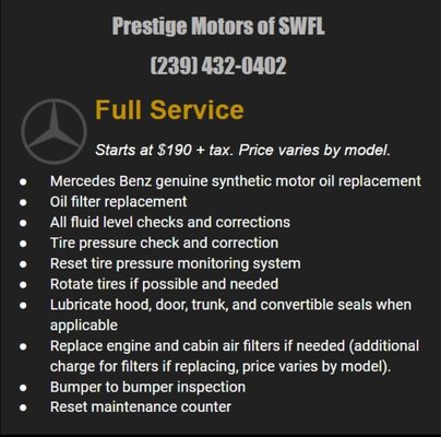 PRESTIGE MOTORS OF SWFL - PRESTIGE MERCEDES - Updated January 2026 - 13 ...