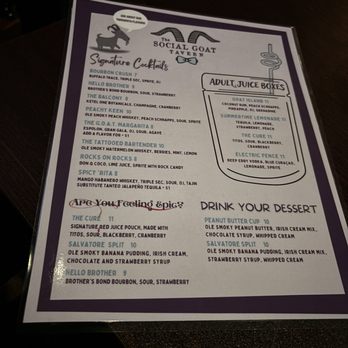 THE SOCIAL GOAT TAVERN - Updated November 2024 - 114 Photos & 141 ...
