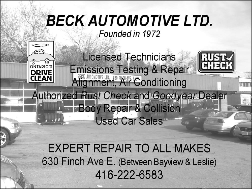 BECK AUTOMOTIVE - Updated December 2025 - 16 Reviews - 355 John Street ...
