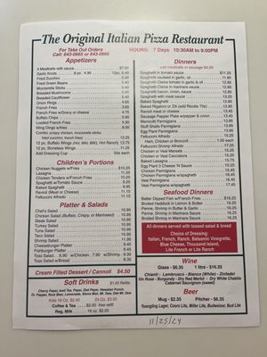 ORIGINAL ITALIAN PIZZA - Updated December 2025 - 37 Photos & 55 Reviews ...