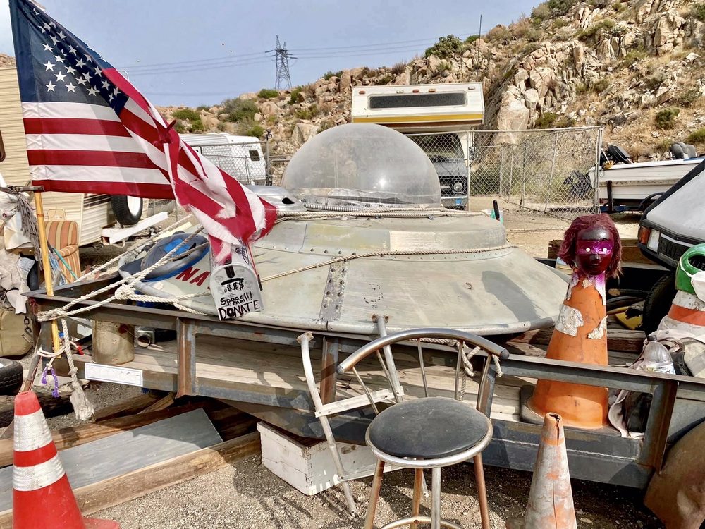 Coyote Flying Saucer Retrieval and Repair, Ocotillo | Roadtrippers