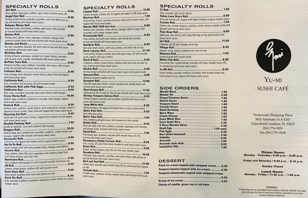 YU-MI SUSHI CAFE - Updated August 2024 - 102 Photos & 157 Reviews ...