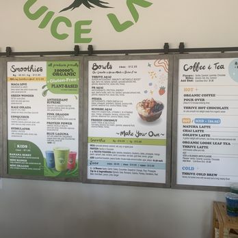 THRIVE JUICE LAB - Updated December 2025 - 256 Photos & 339 Reviews ...