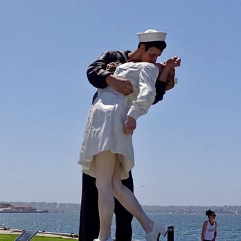UNCONDITIONAL SURRENDER STATUE - EMBRACING PEACE - Updated June 2025 ...